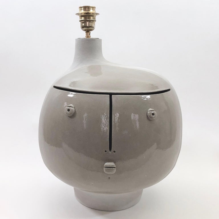 Dalo, Large Grey Ceramic Table Lamp Base For Sale at 1stDibs | grey ...