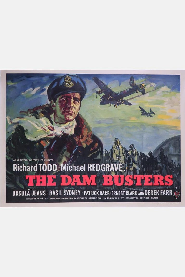 "The Dam Busters", 1955 Poster For Sale at 1stDibs | dam busters poster