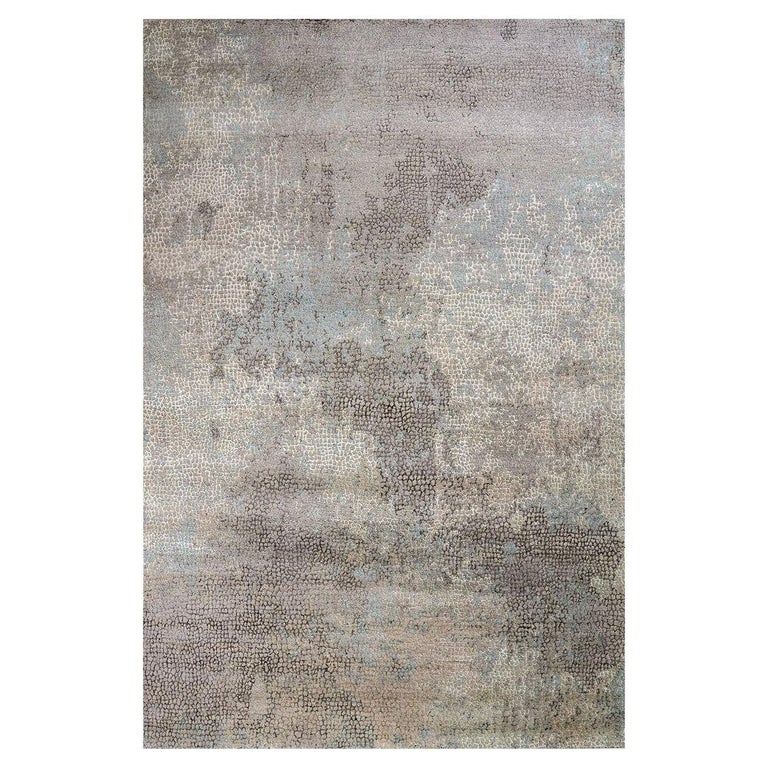 Damask Reptilia Rectangular Rug For Sale at 1stDibs