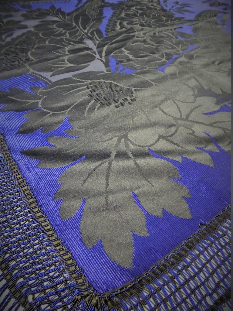 Damask silk shawl, circa 1860 at 1stDibs