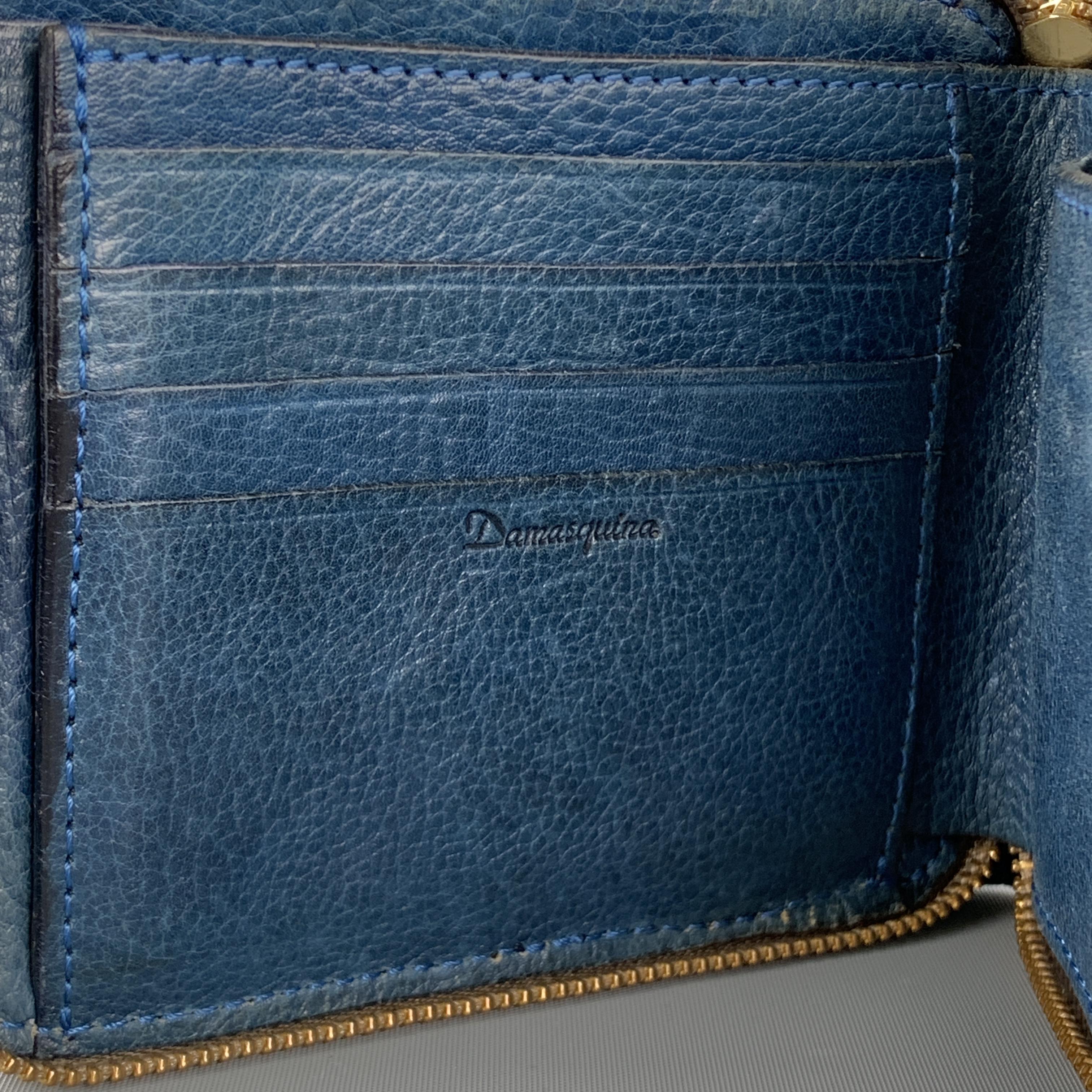 DAMASQUINA Patchwork Navy and Blue Leather Wallet at 1stDibs | mens ...