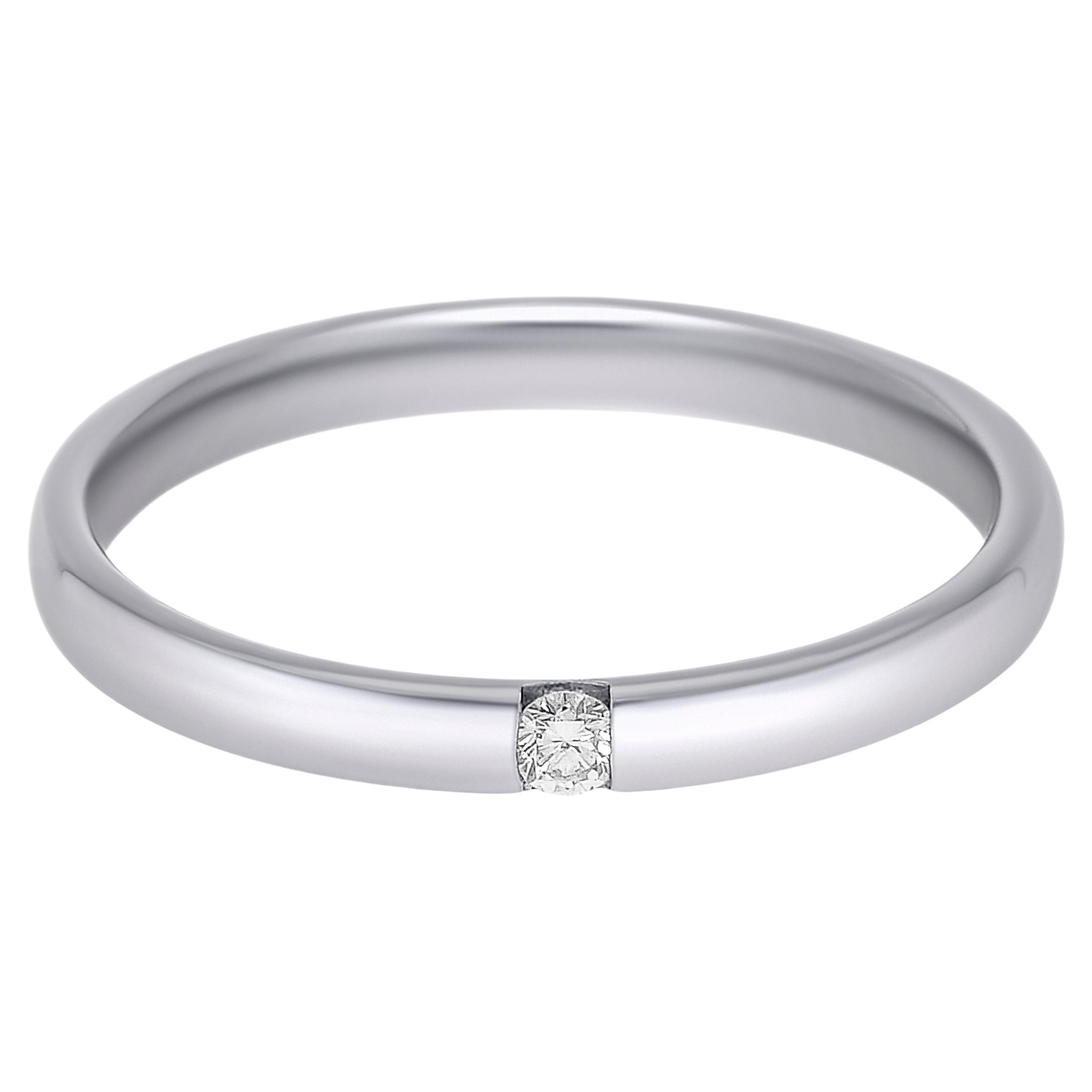 Damiani Ruby Diamond Five-Stone Gold Band Ring at 1stDibs