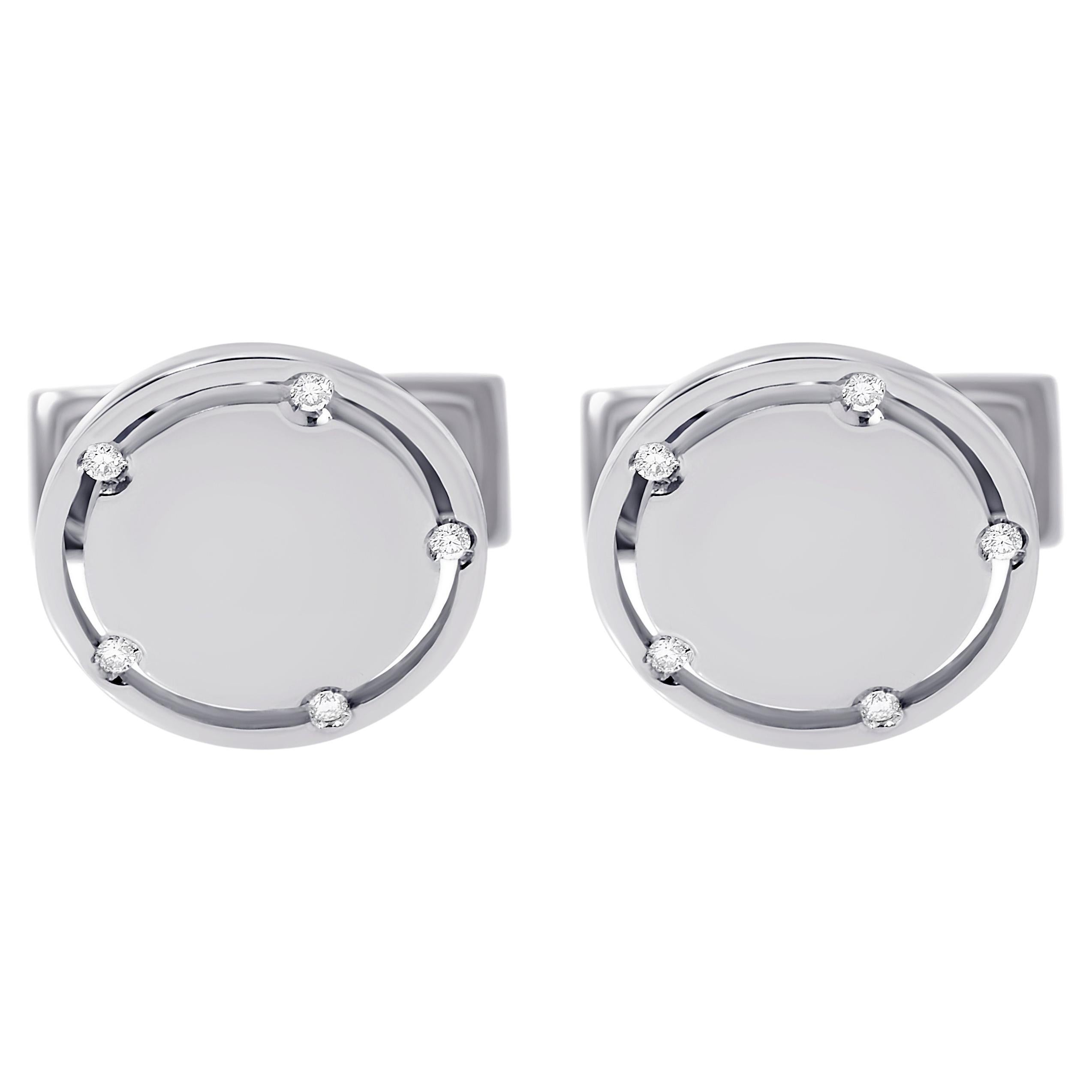 Damiani Diamond Cufflinks For Sale at 1stDibs | mit cufflinks