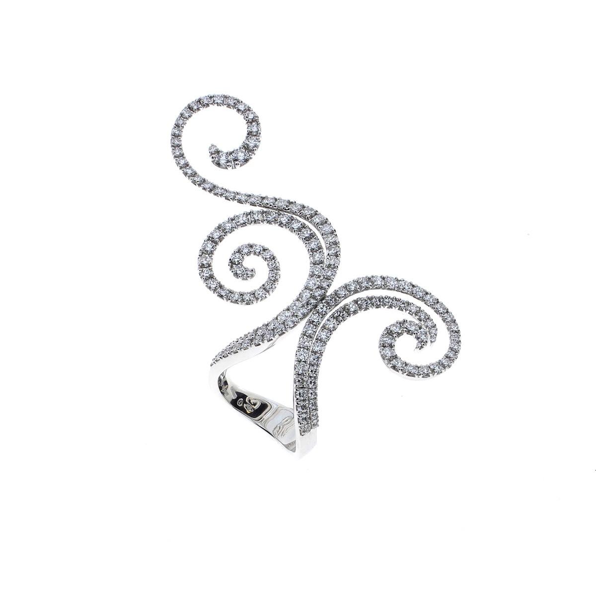 Damiani Diamond Ring For Sale at 1stDibs