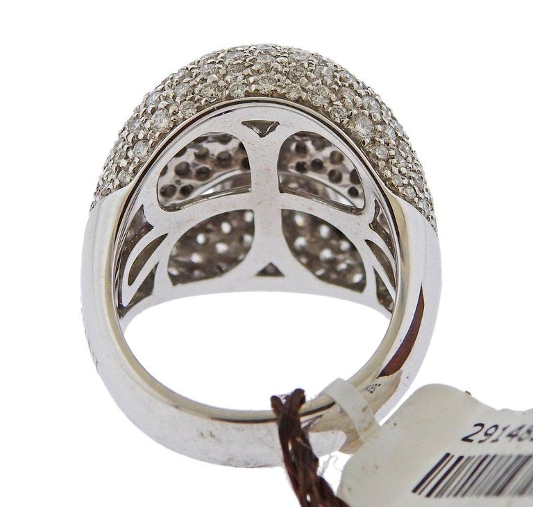 Damiani Gold Diamond Ring For Sale at 1stDibs