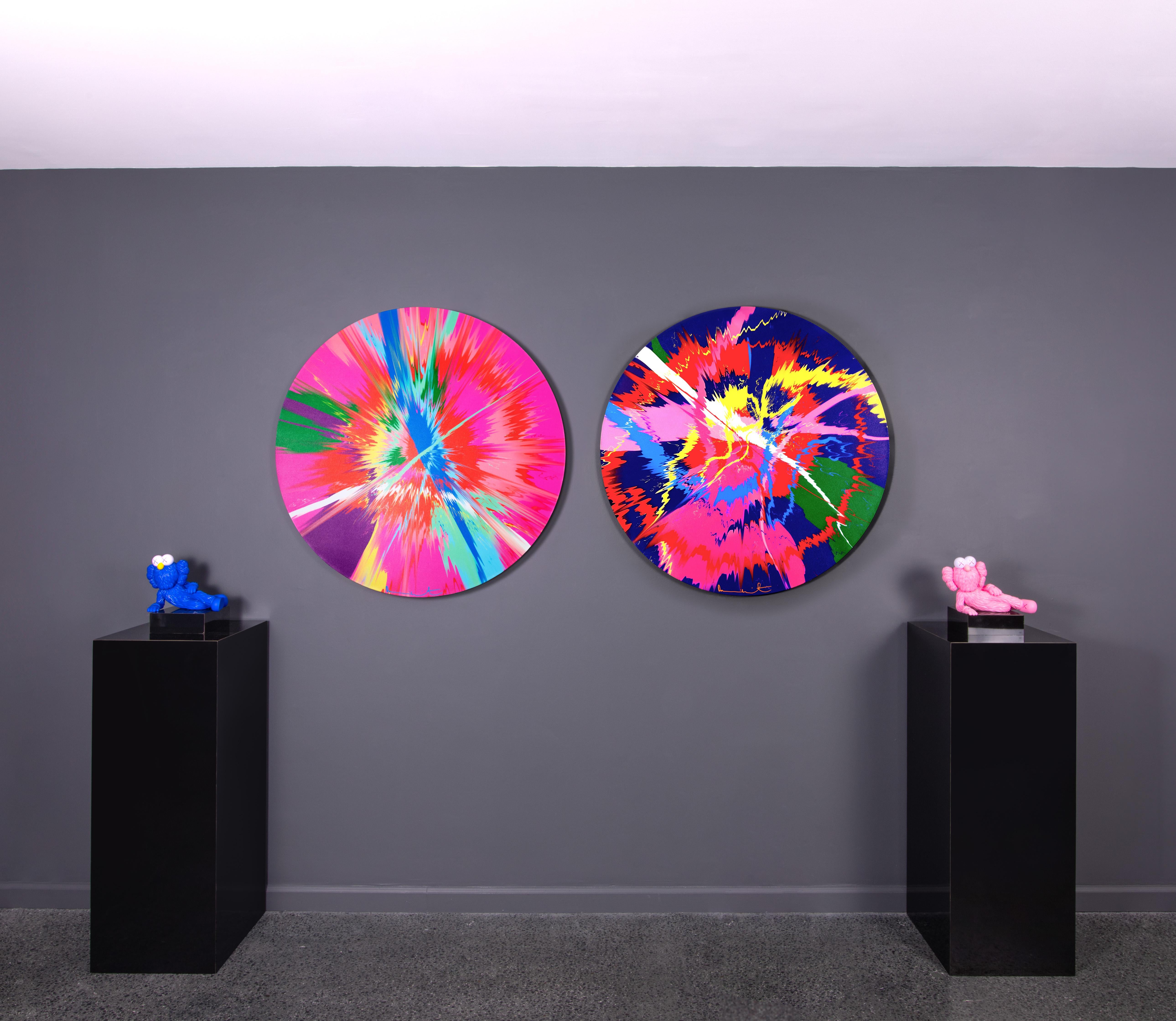 Damien Hirst - Damien Hirst 'Untitled' Abstract Spin Painting Print ...