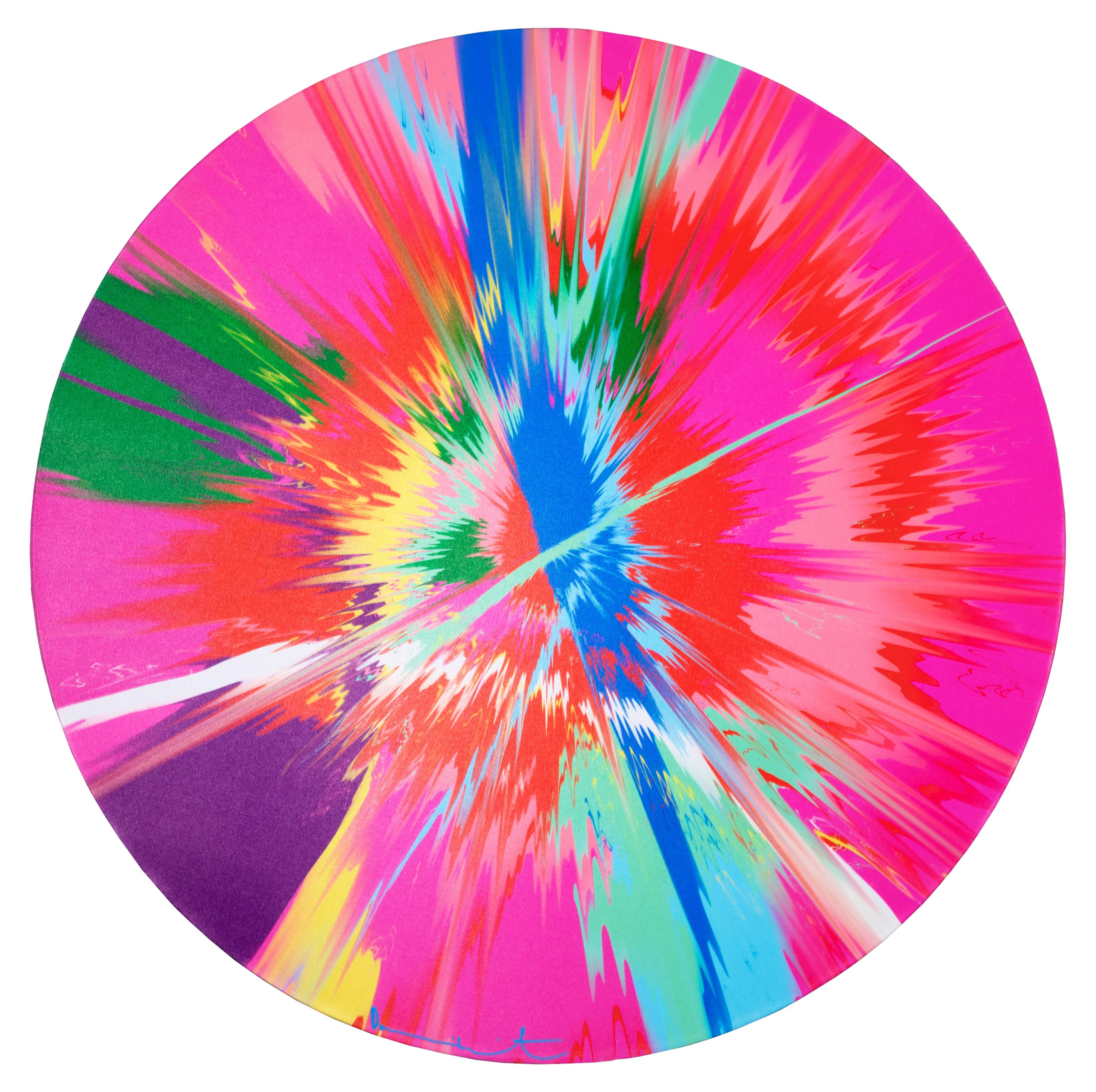 Damien Hirst - Damien Hirst 'Untitled' Abstract Spin Painting Print ...
