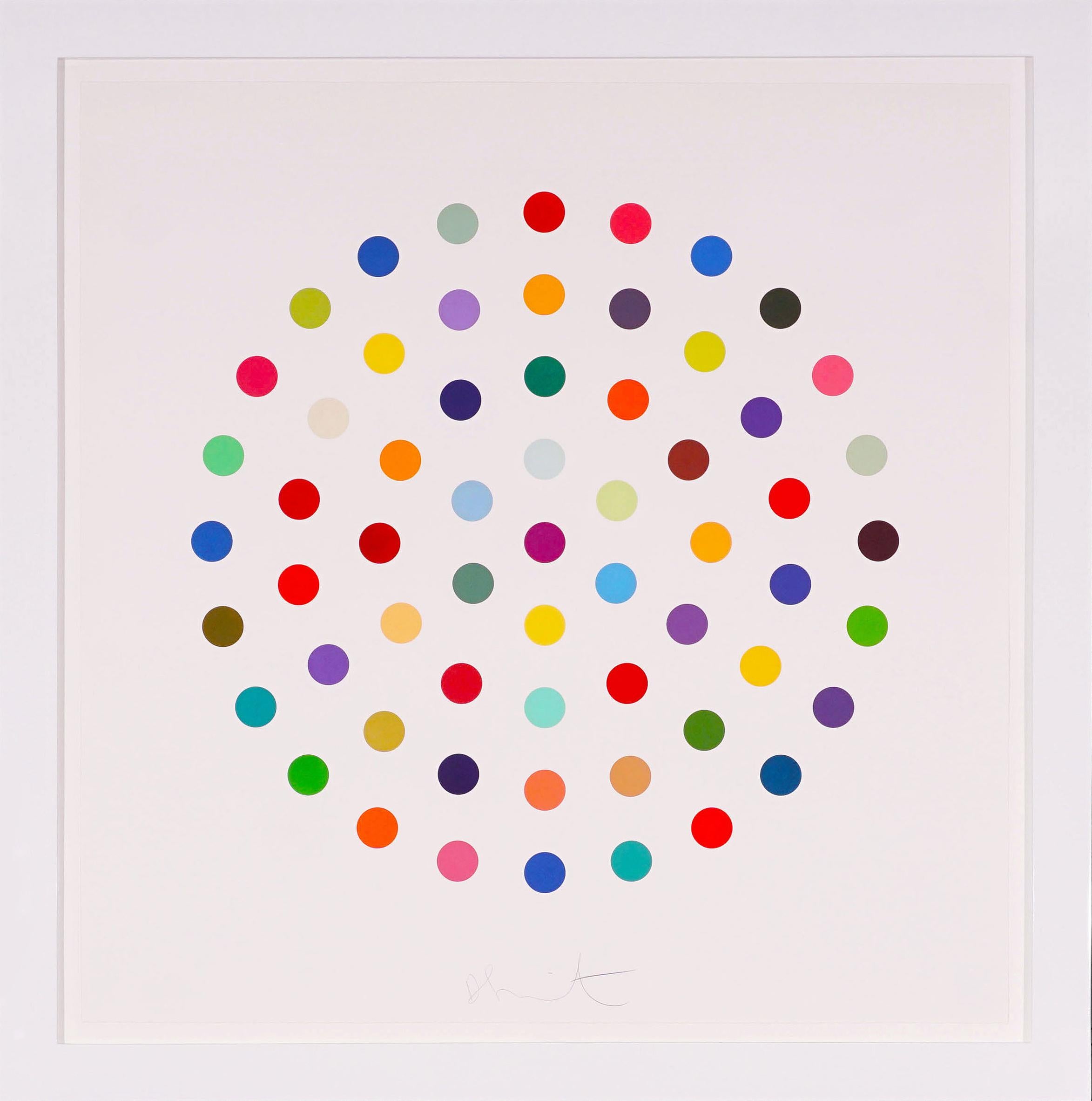 Damien Hirst - 'Cineole' Multi-colour spots etching with Aqautint For ...