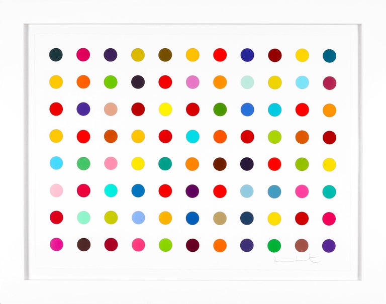 Damien Hirst - Damien Hirst, Horizontal 'Spots' II, Woodcut, 2018 For ...