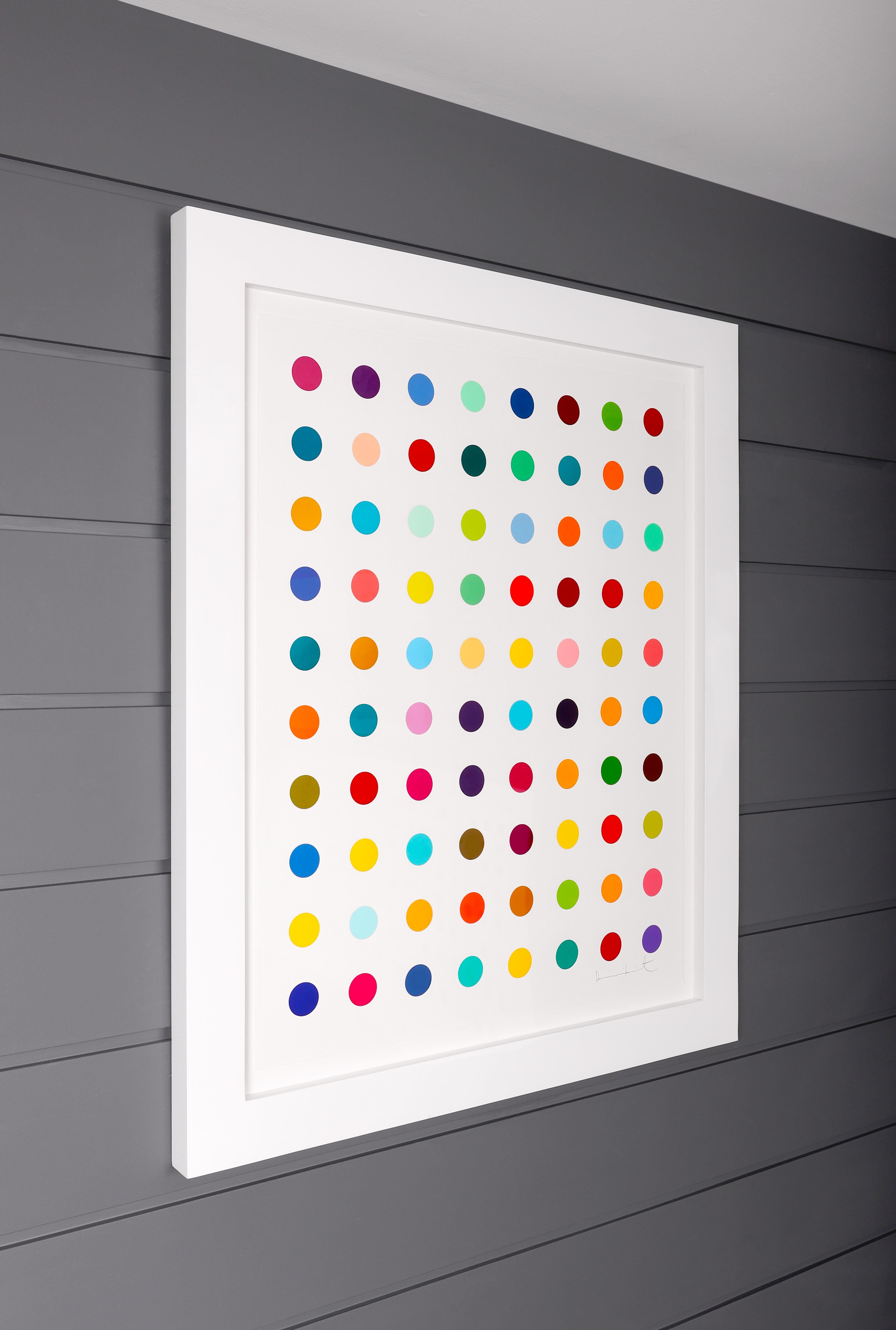 Damien Hirst - Damien Hirst, Vertical 'Spots' IV, Woodcut, 2016 For Sale at 1stDibs