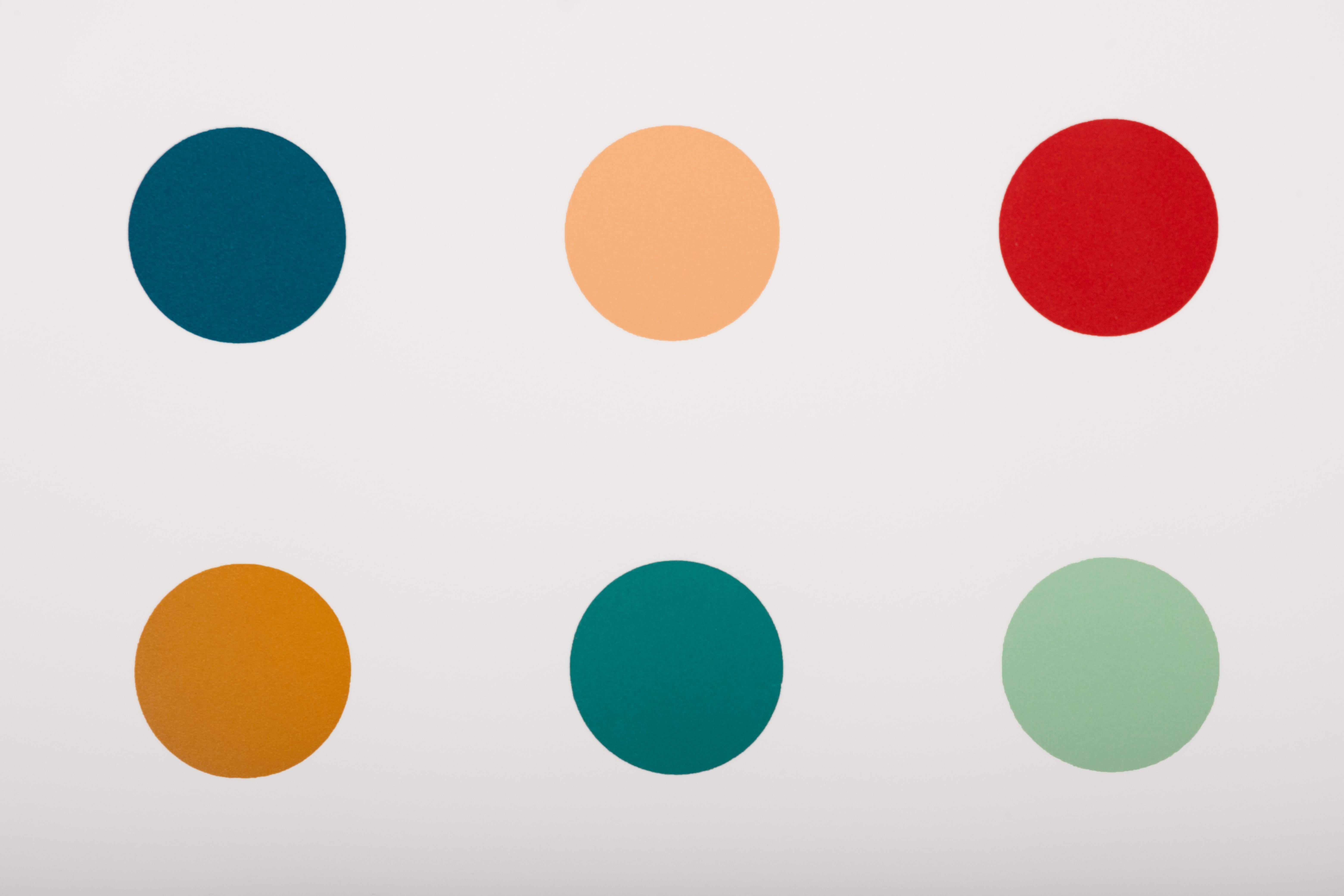 Damien Hirst - Damien Hirst, Vertical 'Spots' IV, Woodcut, 2016 For ...