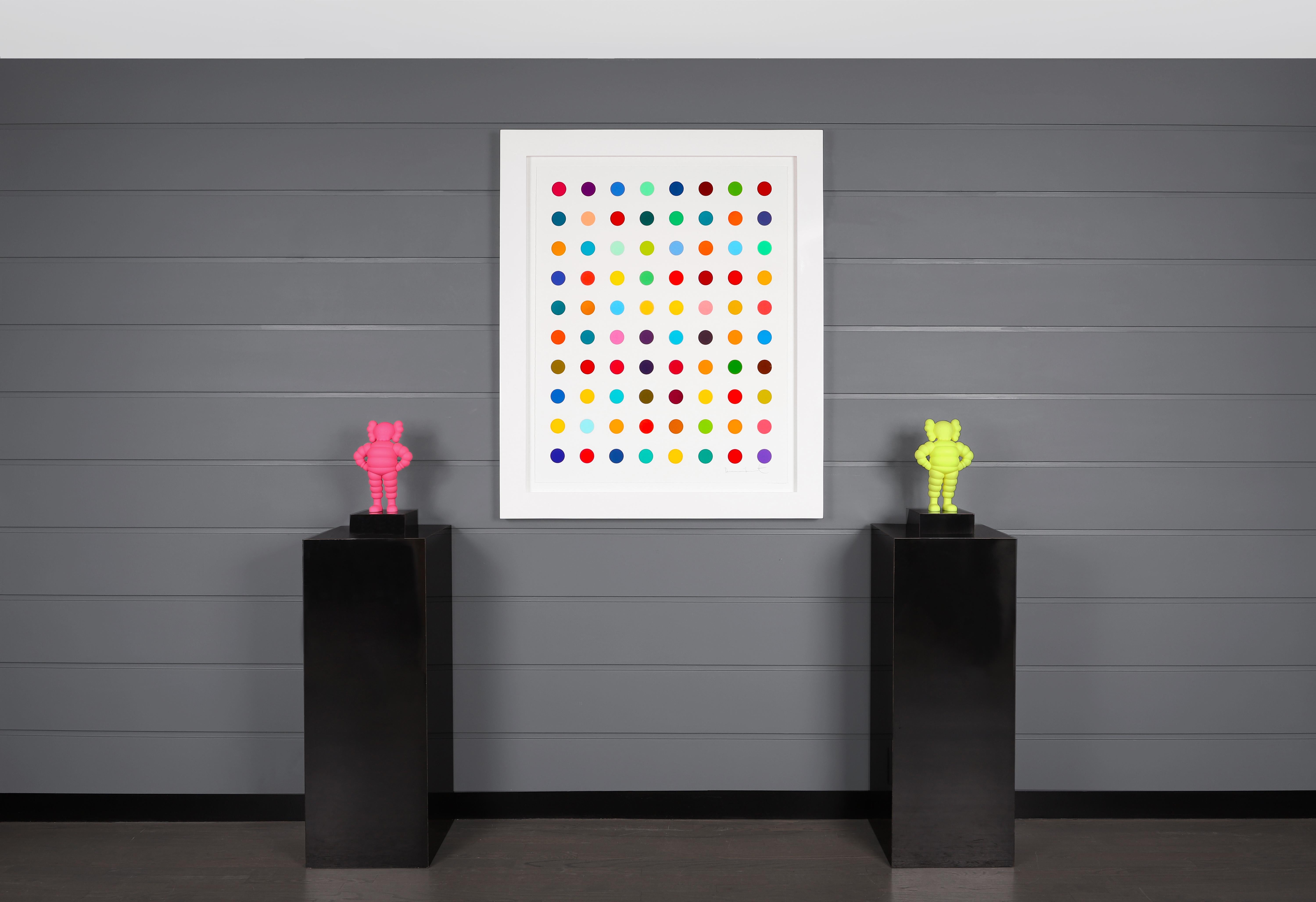 Damien Hirst - Damien Hirst, Vertical 'Spots' IV, Woodcut, 2016 For Sale at 1stDibs