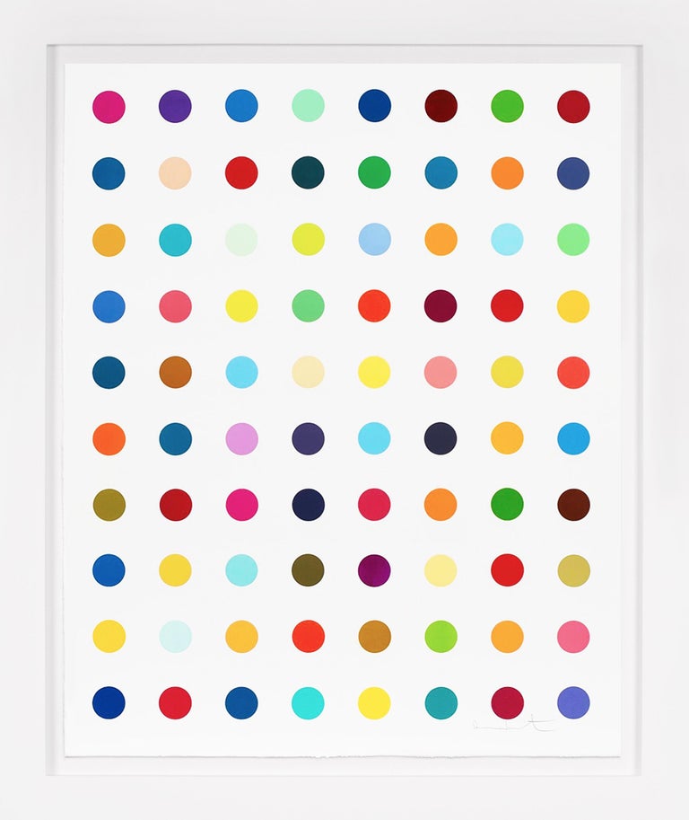 Damien Hirst - Damien Hirst, Vertical 'Spots' IV, Woodcut, 2016 For ...
