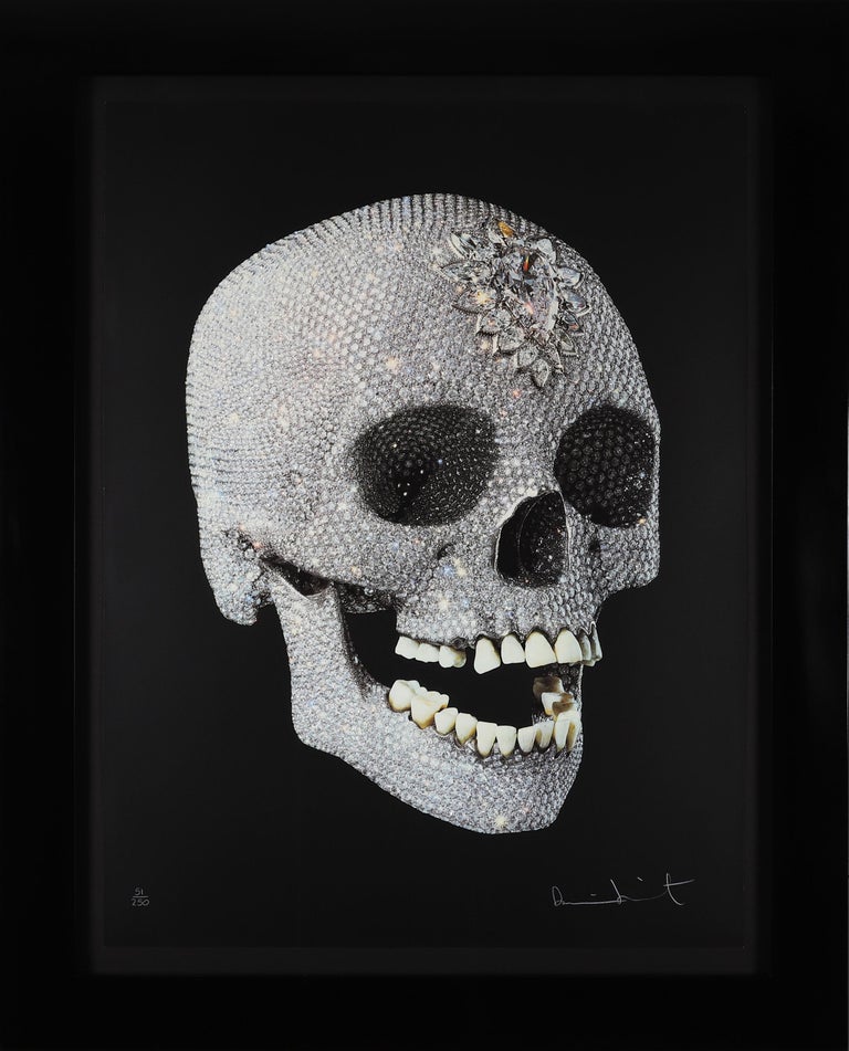 Damien Hirst - 'For the Love of God' Skull with Diamond Dust For Sale ...
