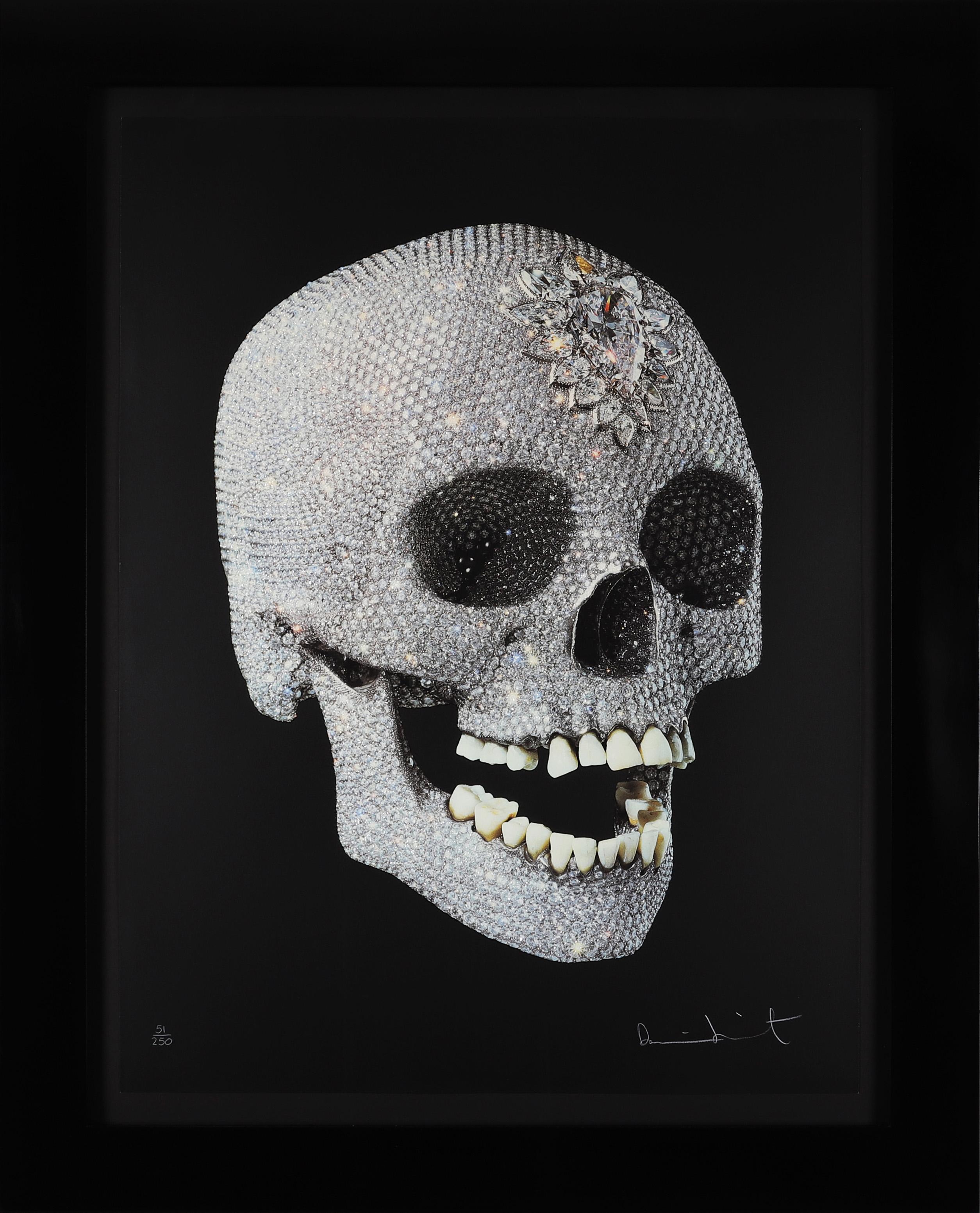 Damien Hirst - 'For the Love of God' Skull with Diamond Dust For Sale ...