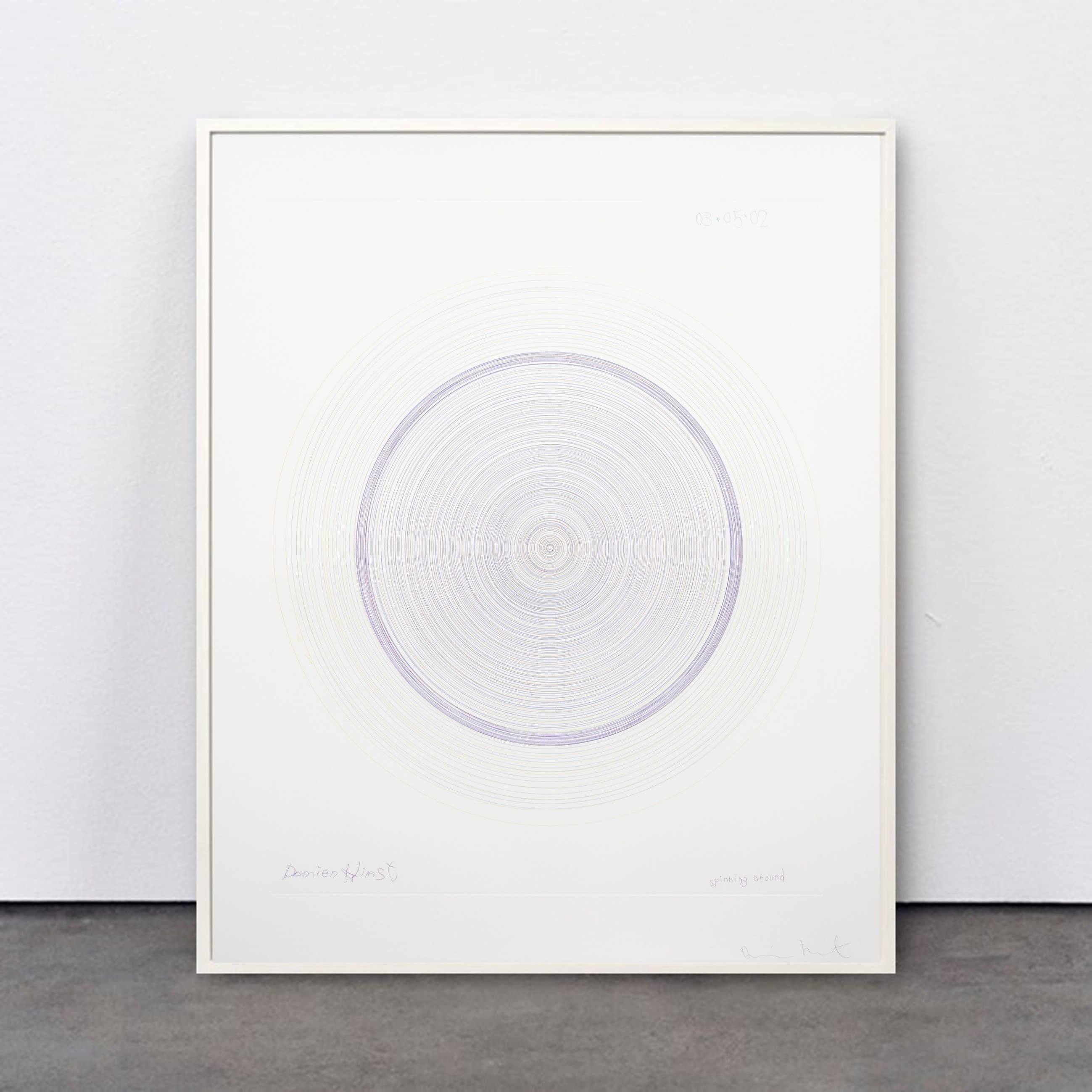 Damien Hirst - Spinning Around (from In a Spin, the Action of the World ...