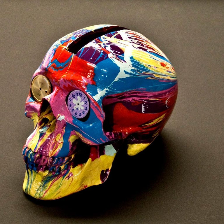 Damien Hirst - The Hours Spin Skull 2009, Sculpture, Damien Hirst, YBAs ...