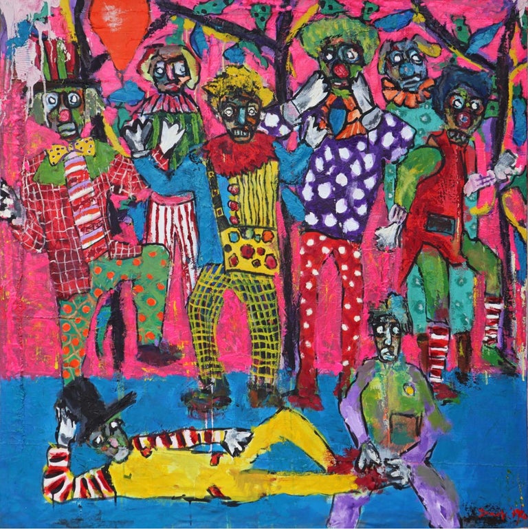Damilola Okhoya - Clowns Charade For Sale at 1stDibs