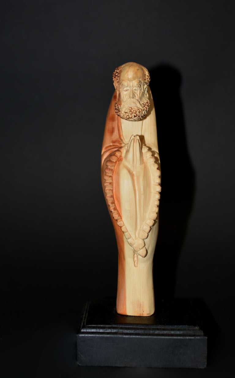 Damo Bodhidharma with Long Prayer Beads For Sale at 1stDibs