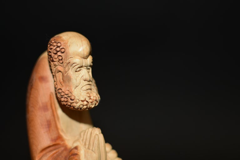 Damo Bodhidharma with Long Prayer Beads For Sale at 1stDibs