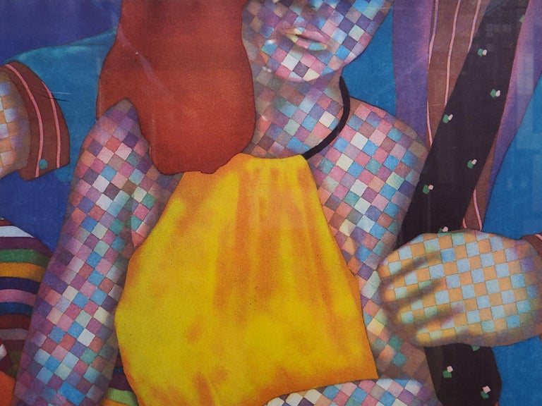 Dan Allison - Brightly Colored Checkered Figures Edition 21 of 60 at ...