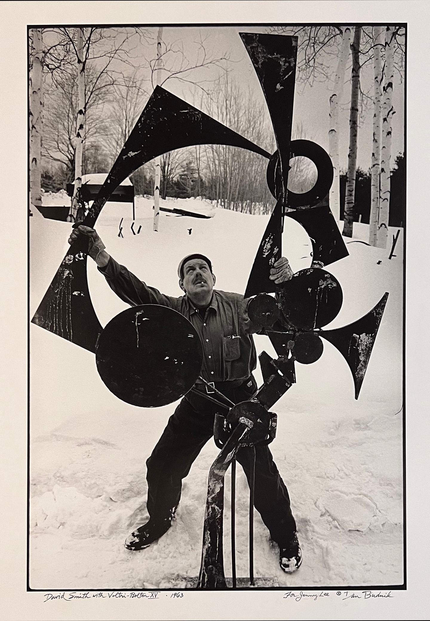 Dan Budnik - David Smith with Voltri XV - Bolton 1963 by Dan Budnik For ...