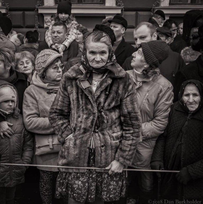 Dan Burkholder - "Parade Watchers, Romania" Romanian Series, A/P For ...