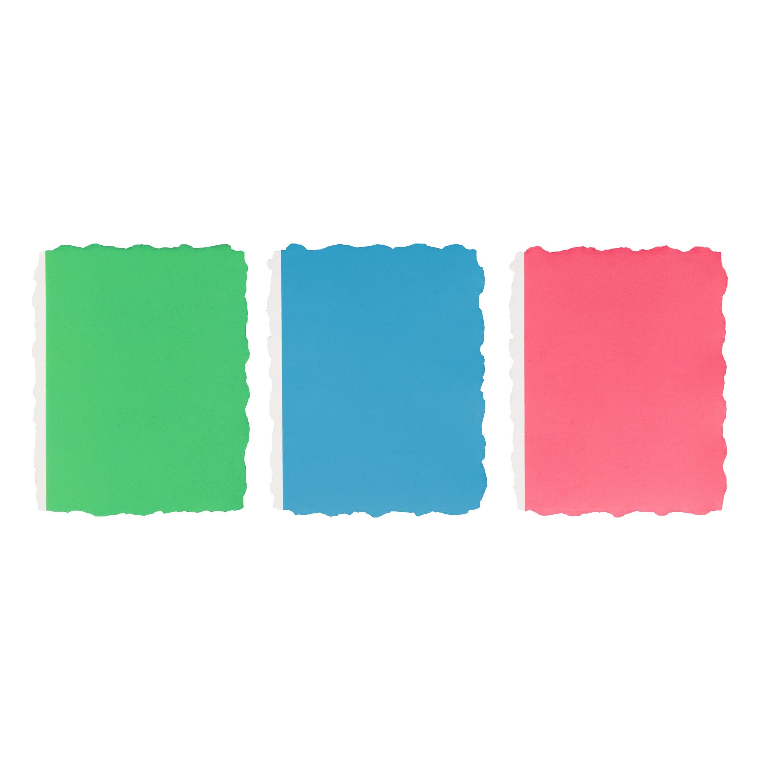 Dan Flavin - Dan Flavin, Untitled (Triptych): 3 Aquatint Prints ...