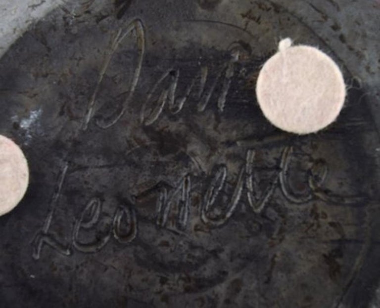 Dan Leonette, Swedish Ceramist, Unique Ceramic Vase in Red Crystal ...