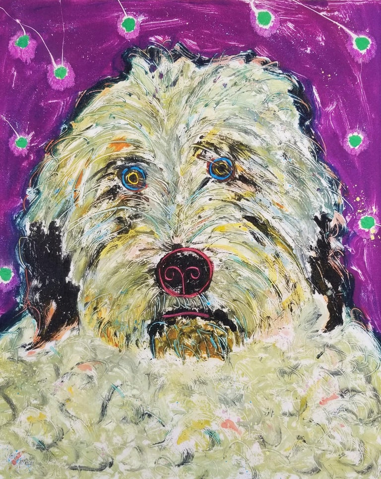 Dan May - Dog Portrait II For Sale at 1stDibs