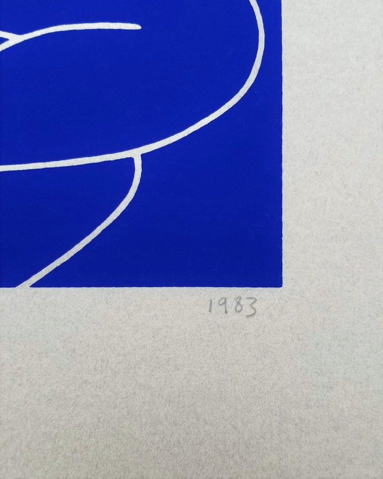 Dan May - Reclining Nude (Blue) III For Sale at 1stDibs