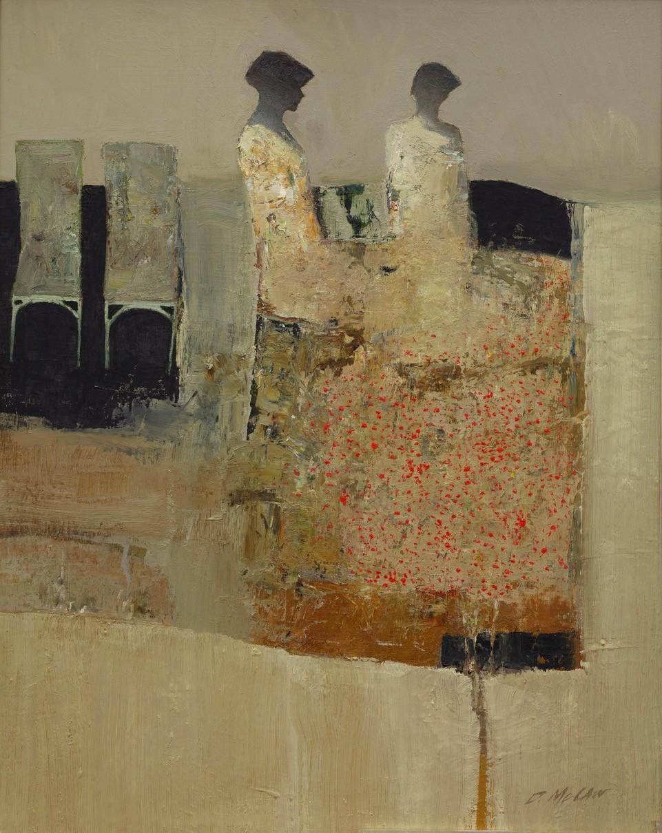Toma Yovanovich - Mid-Century Modern Abstract Expressionist Oil ...