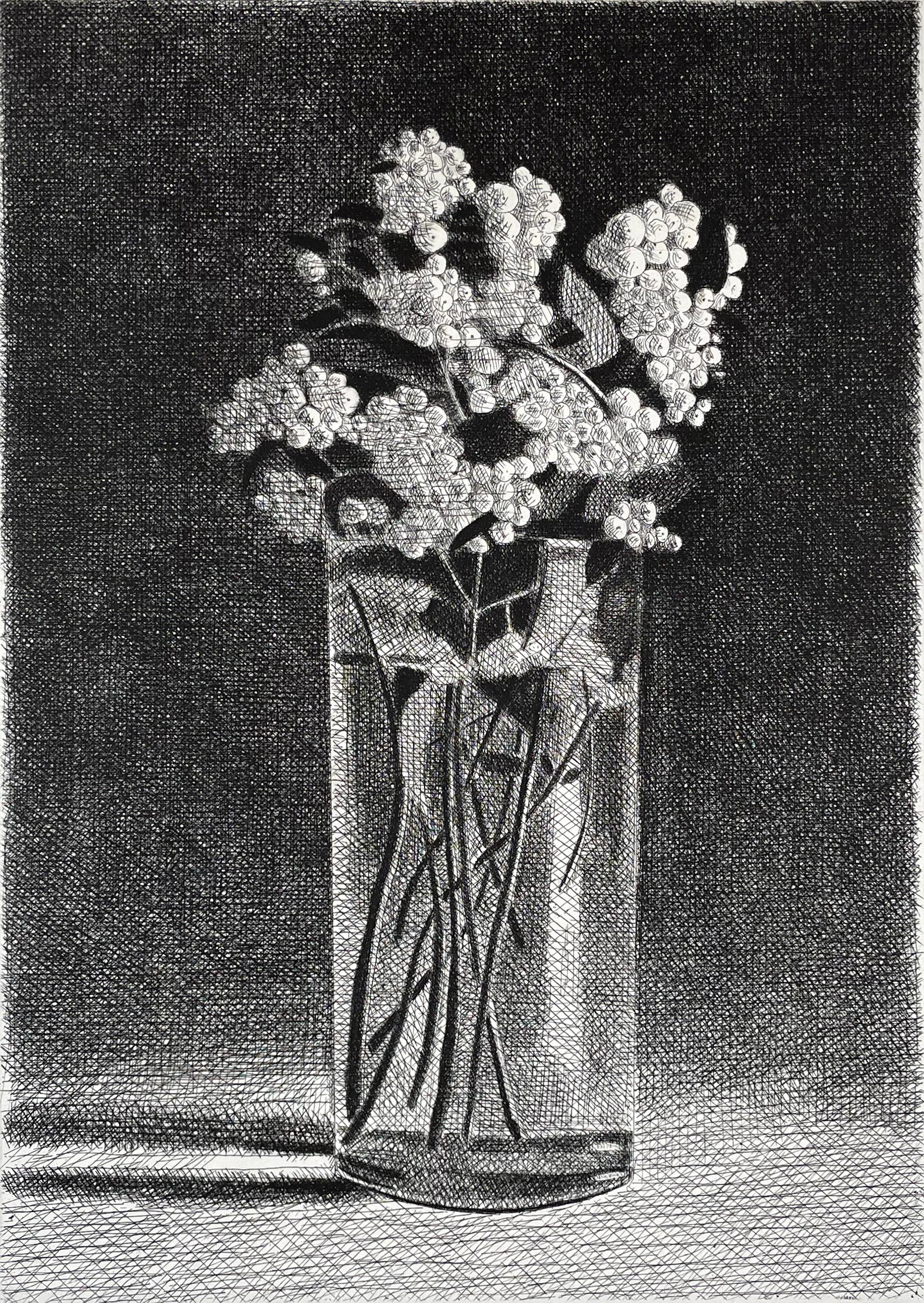 Dan McCleary - Lilacs, limited edition three color etching For Sale at ...