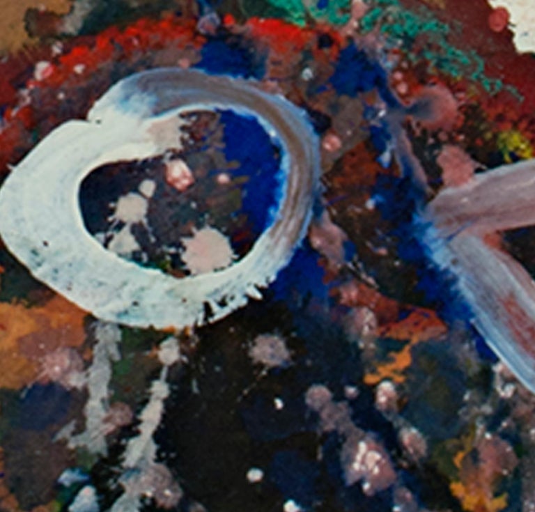 Dan Muller - "Someplace," Abstract Mixed Media on Paper signed by Dan ...