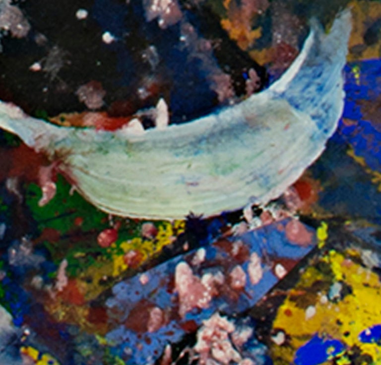 Dan Muller - "Someplace," Abstract Mixed Media on Paper signed by Dan ...