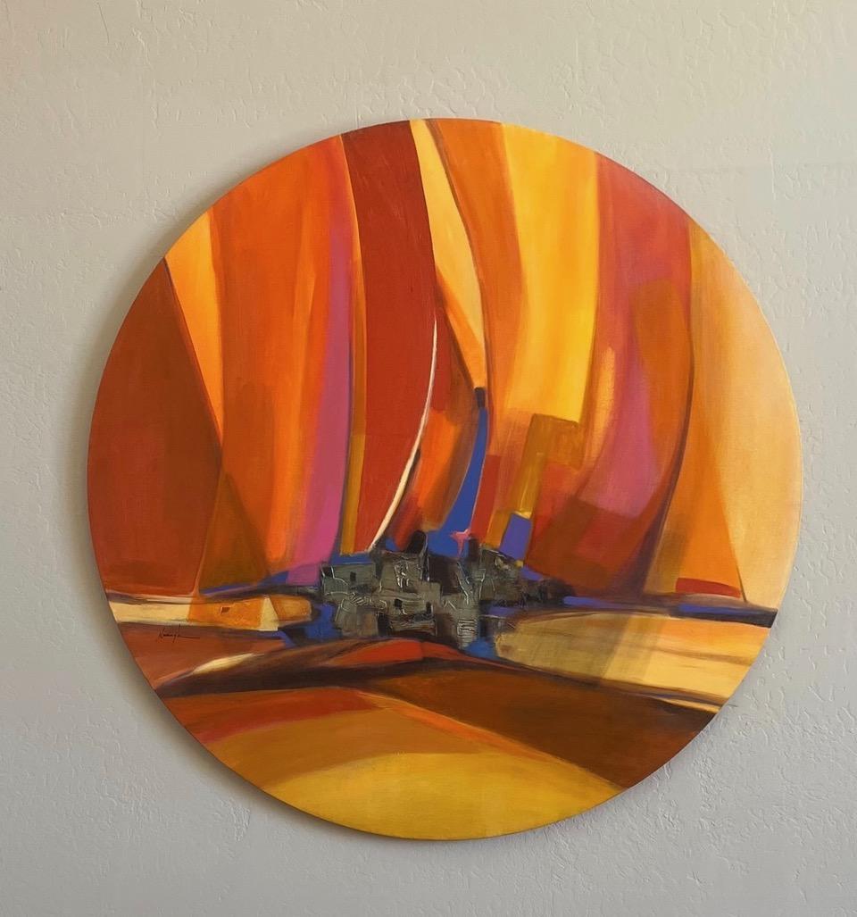 Glenn A. Green - Deep Water by Glenn Green, abstract painting, blue ...