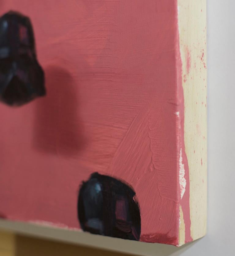 Dan Pelonis - Vaders on pink (patterns small square oil painting ...