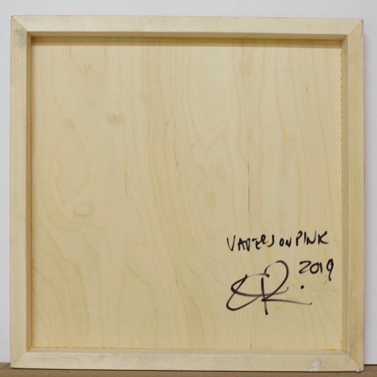 Dan Pelonis - Vaders on pink (patterns small square oil painting ...