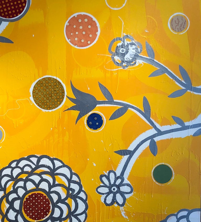 Dan Rizzie - DAN RIZZIE "The Sanctuary" large vertical bright yellow ...