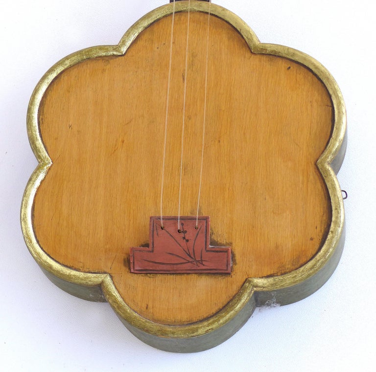 Dan Sen 3-String Flower Lute Instrument for Display at 1stDibs | dan ...