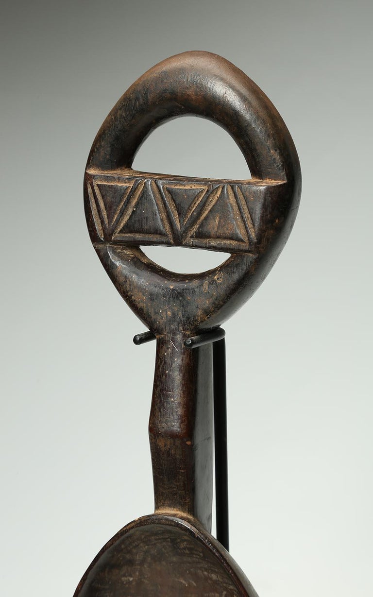 Dan Tribal Ritual Serving Spoon with Circular Handle, Ivory Coast ...