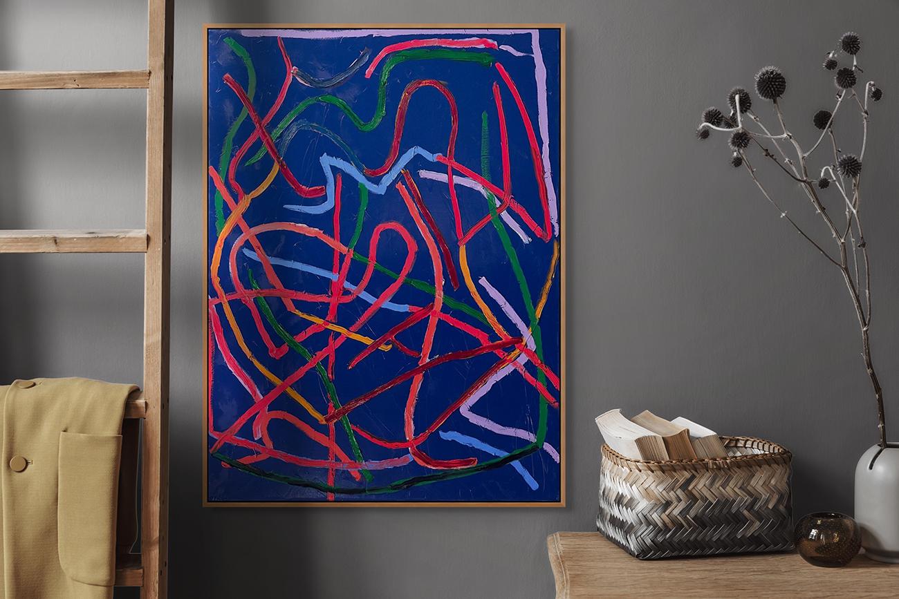 Dana Gordon - Arrondissement (Abstract painting) For Sale at 1stDibs