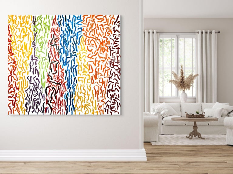 Dana Gordon - River (Abstract painting) For Sale at 1stDibs
