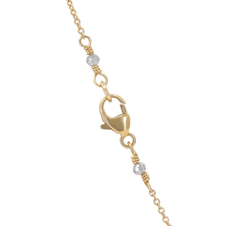 One of a Kind Labradorite Spectrolite Hand-spun Gold Necklace, Dana ...