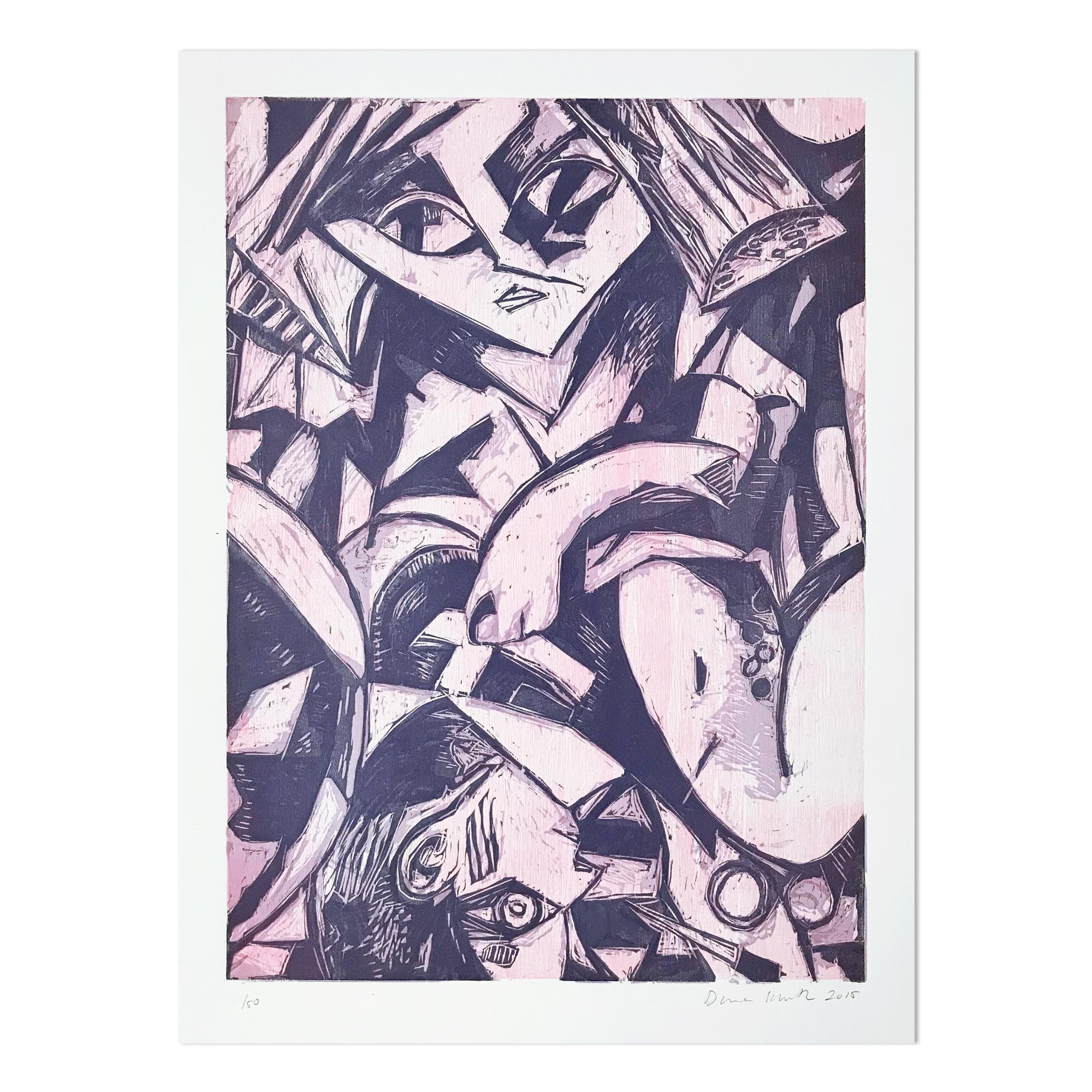 Viola Burley Leak - Motif (Purple), African American Artist Viola Leak ...