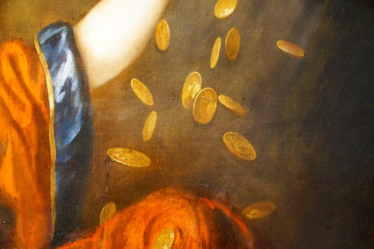 Danaë and the Shower of Gold, Dutch Master Painting, ca 1800 For Sale ...