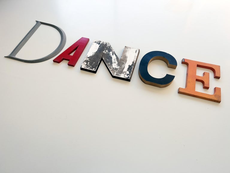 Dance Vintage Original Letters, Retro, Shop, Sign, Reclaimed, Signage ...