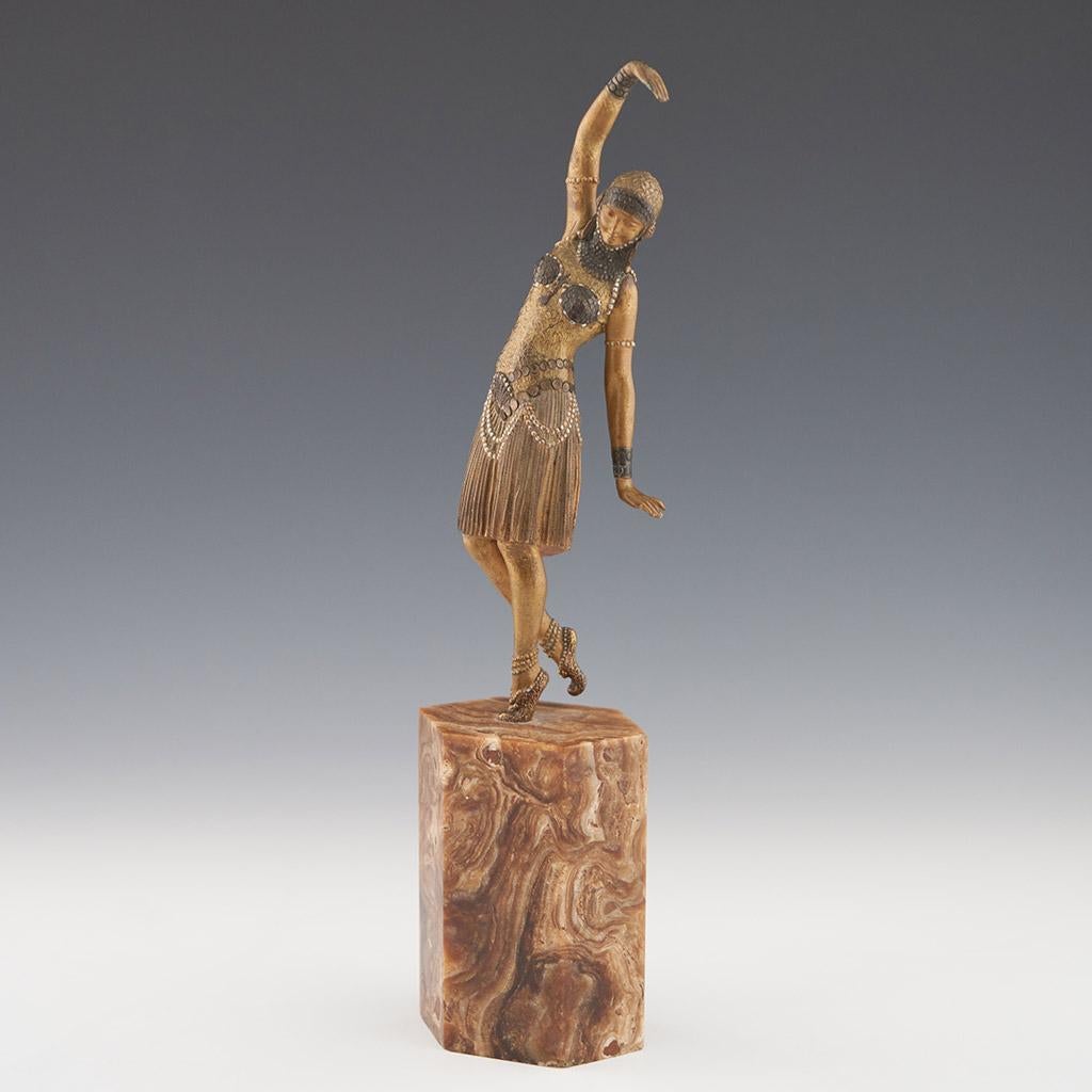 'Dancer of Lebanon' Original Bronze Sculpture by Demetre Chiparus Circa ...