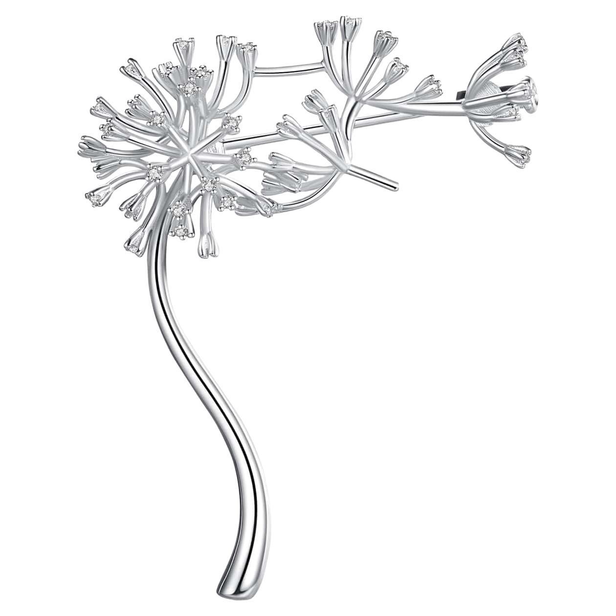 Dandelion A dandelion topaz necklace For Sale at 1stDibs