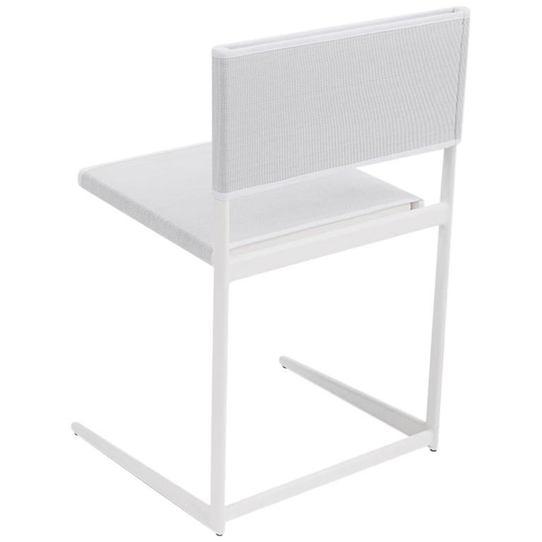 Danese Milano Moritz Chair in White with Logo by Jean Nouvel For Sale ...